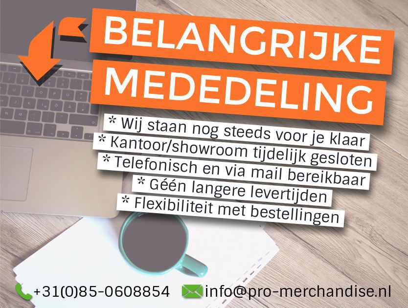 Belangrijke mededeling!